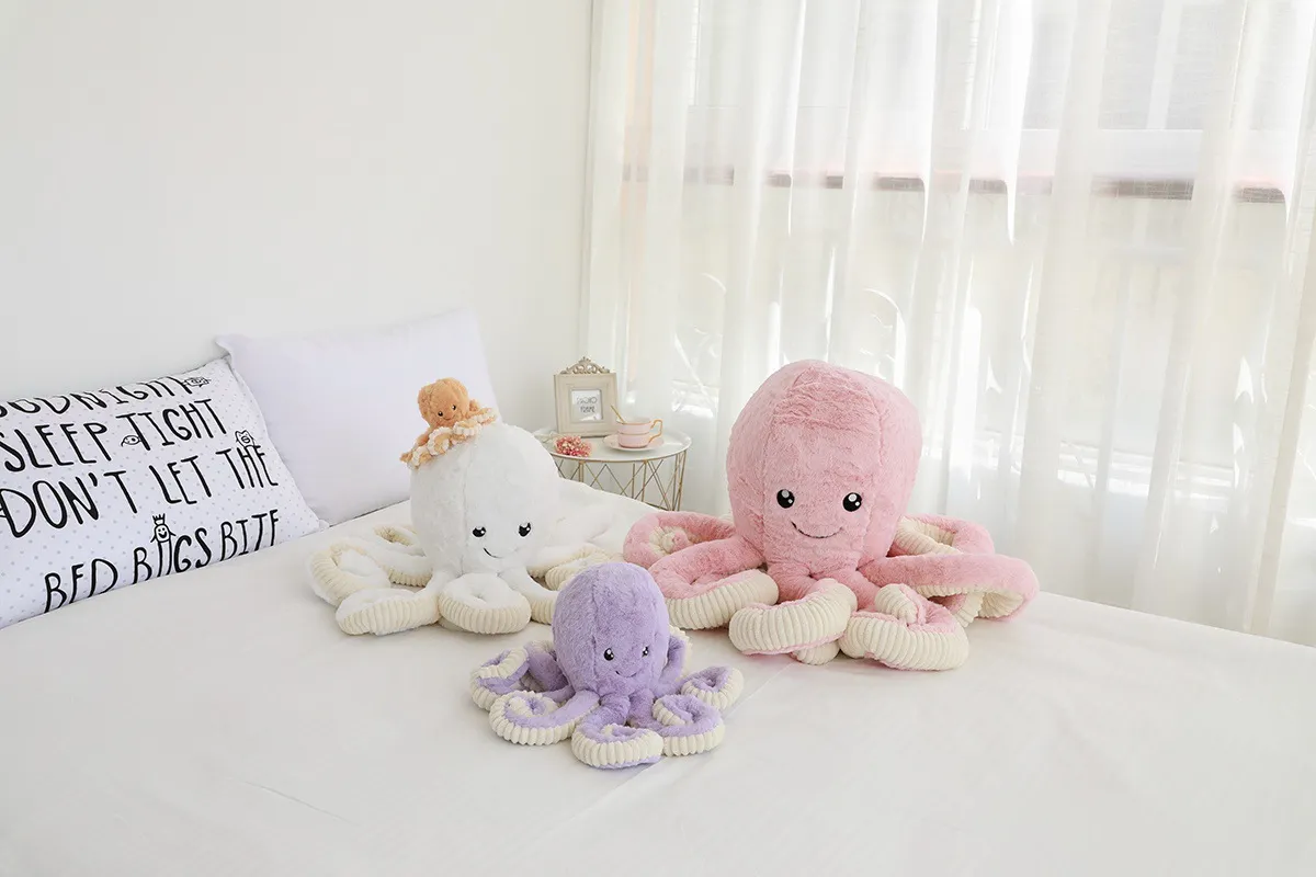 Cuddle Buddies: 2-Pack Huggy Wuggy Plush Octopus Toys, Soft Stuffed ...