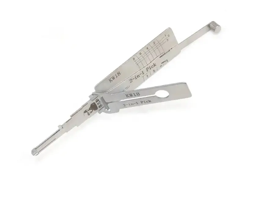 الأصلي Lishi Lockpick 2 في 1 لـ Kawasaki Motorcycle Flat Milling 8 ...