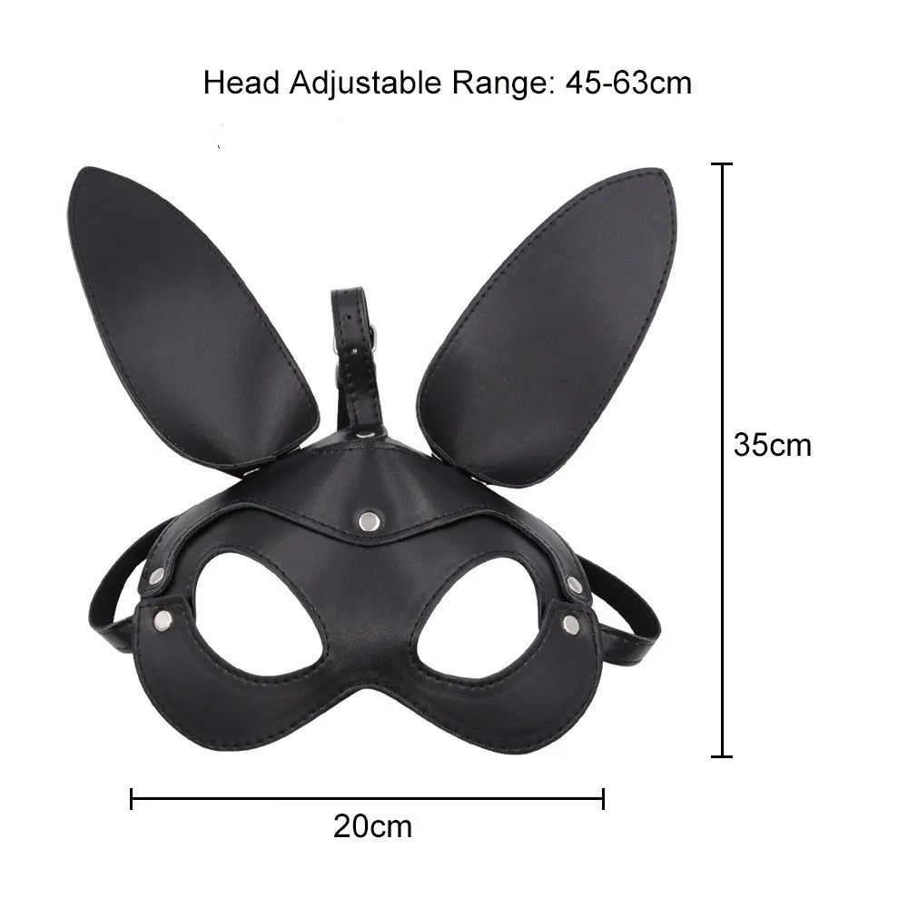 DHgate.com:Rabbit PU Leather Mask - Sexy Anime Cosplay Halloween ...