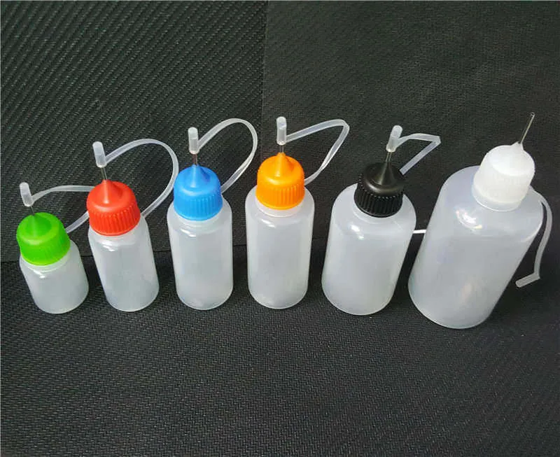 Wholesale Plastic Packaging Bottle Pinhole Cap PE Soft Metal Needle 5ml ...