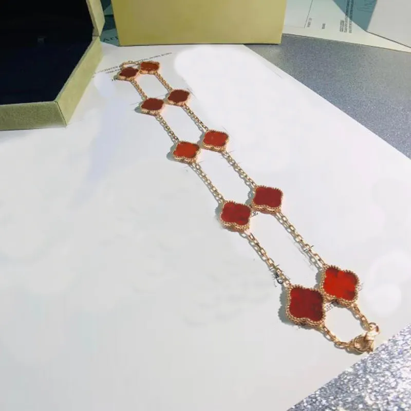 Four Leaf Clover Necklace 20 Flower Chain PU Alloy 1.5cm Clover Sweater ...