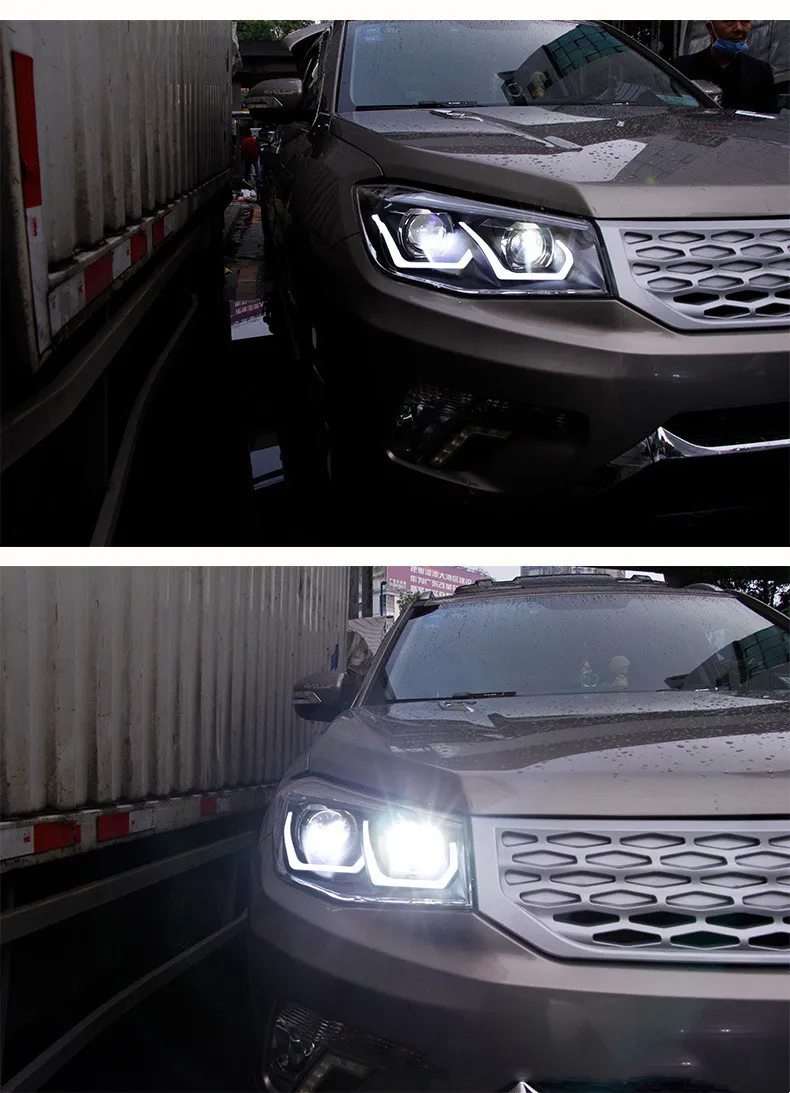 Car LED Front Headlights For CHANGAN Headlamp Assembly CS75 2014 20 17 ...