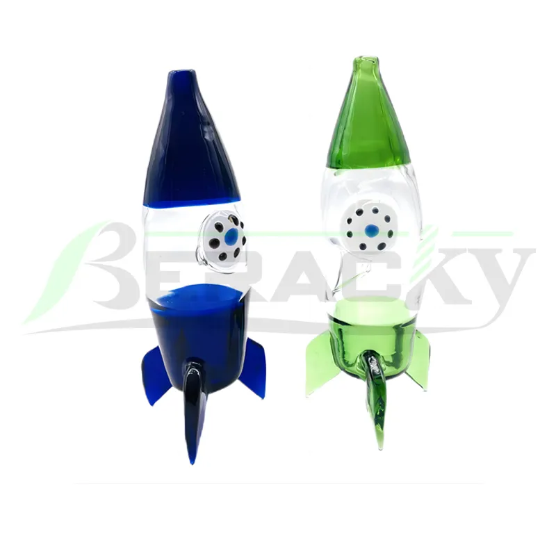 US Color Glass Smoking Pipe Tobacco Hand Pipes Black Hat Guitar ...