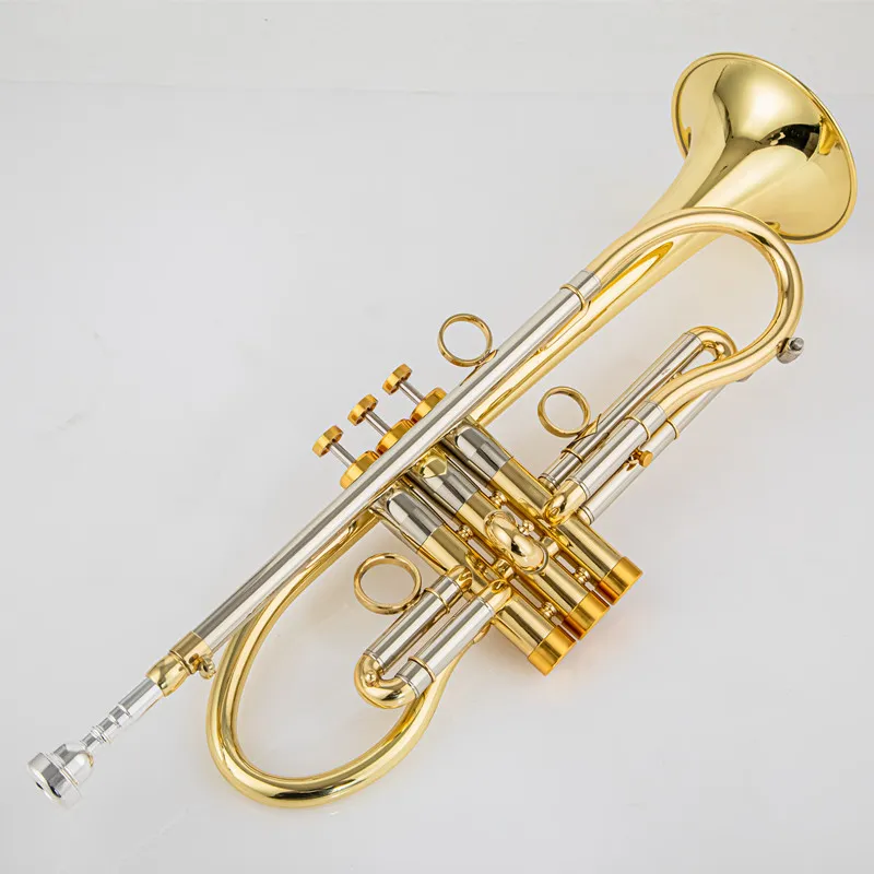 DHgate.com:Advanced Pro Bb Trumpet Brass Gold Plated w/ Case, Musical ...