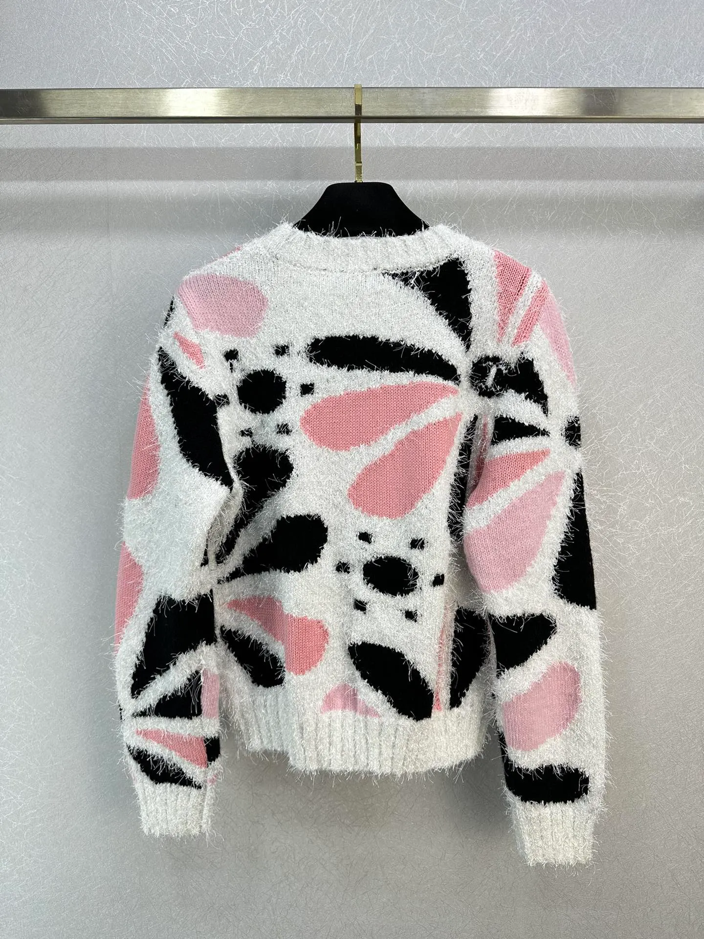 High Quality SAme Style Summer Sweater Long Sleeve Pink Pullover Sweater With Crew Neck For ...