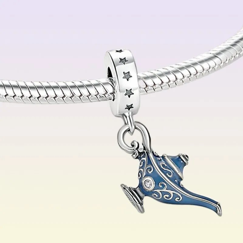 Aladdin Flying Carpet Charm Bead 925 Silver Prince Lamp For DIY ...
