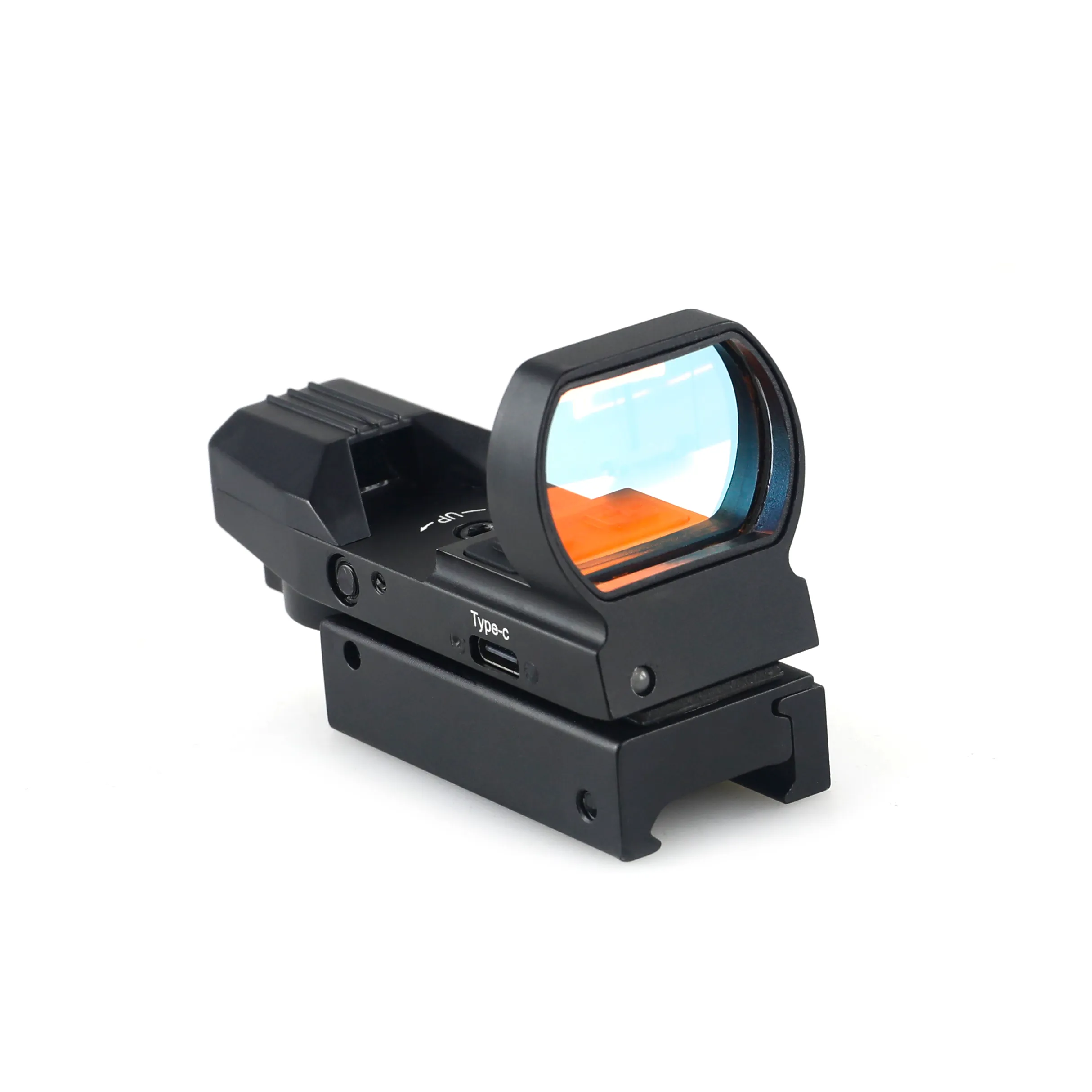 Rechargeable Reflex Sight 1x22x33 Red Dot Scope With Adjustable ...