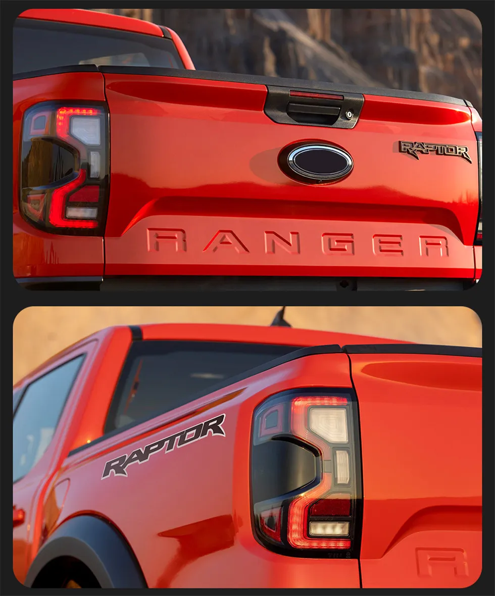 Car Styling LED Taillights For Ranger Raptor 2025 Rear Lamp With Turn ...