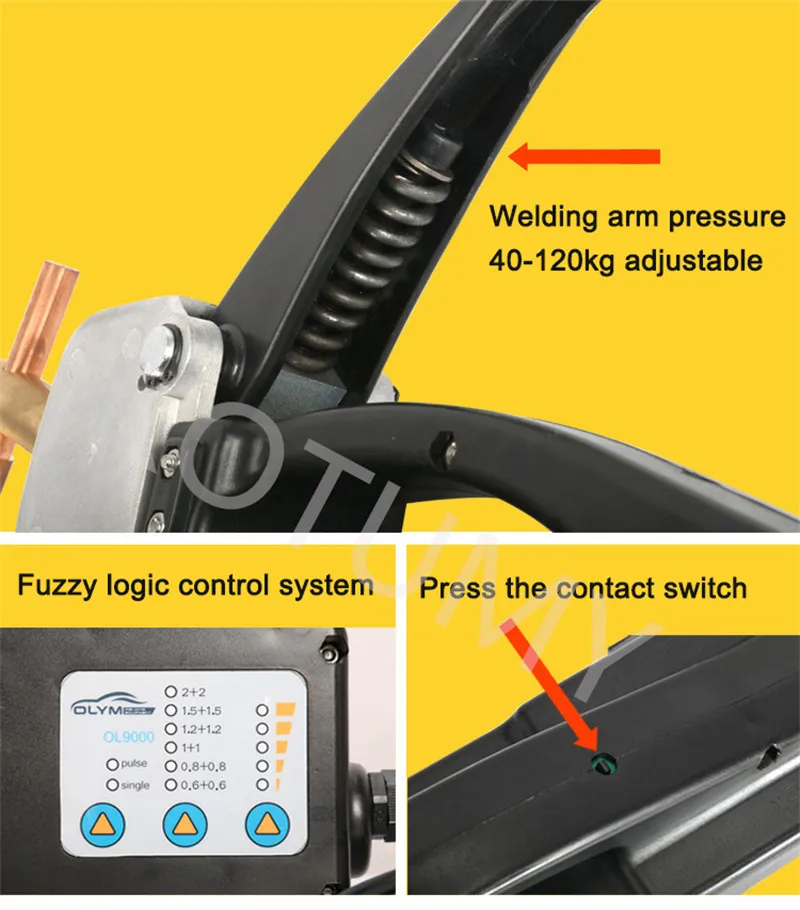 Portable Welding Machine Double Sided Spot Welder: 220V/380V Handheld ...