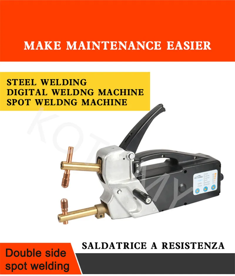 Portable Welding Machine Double Sided Spot Welder: 220V/380V Handheld ...