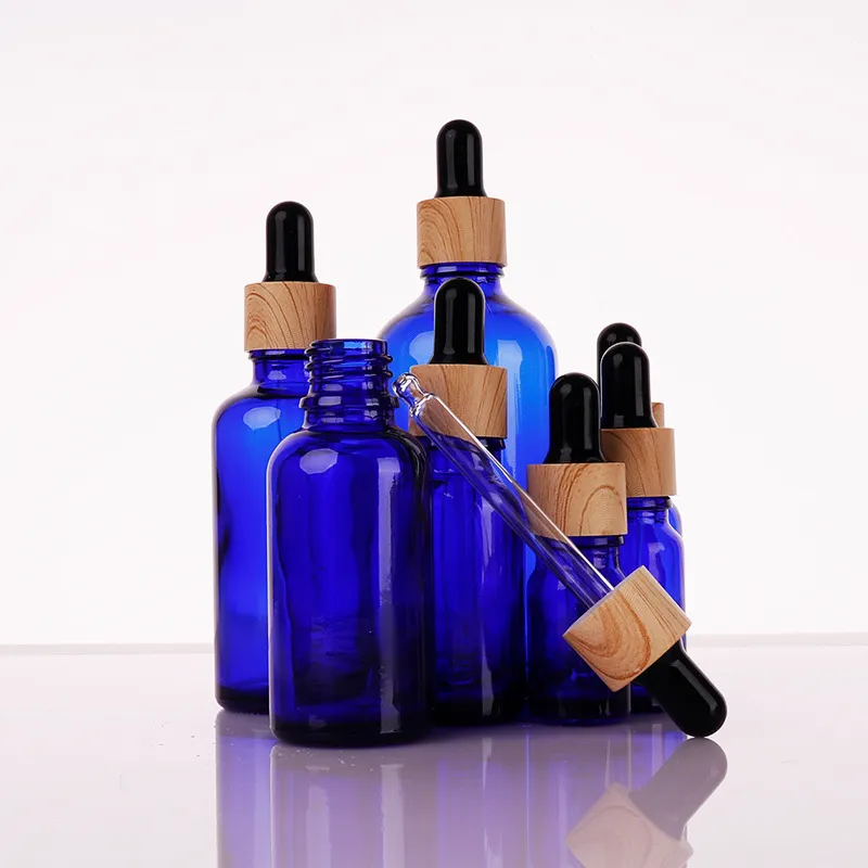 DHgate.com:Glass Essential Oil Serum Perfume Bottles, Blue, 5ml-100ml ...