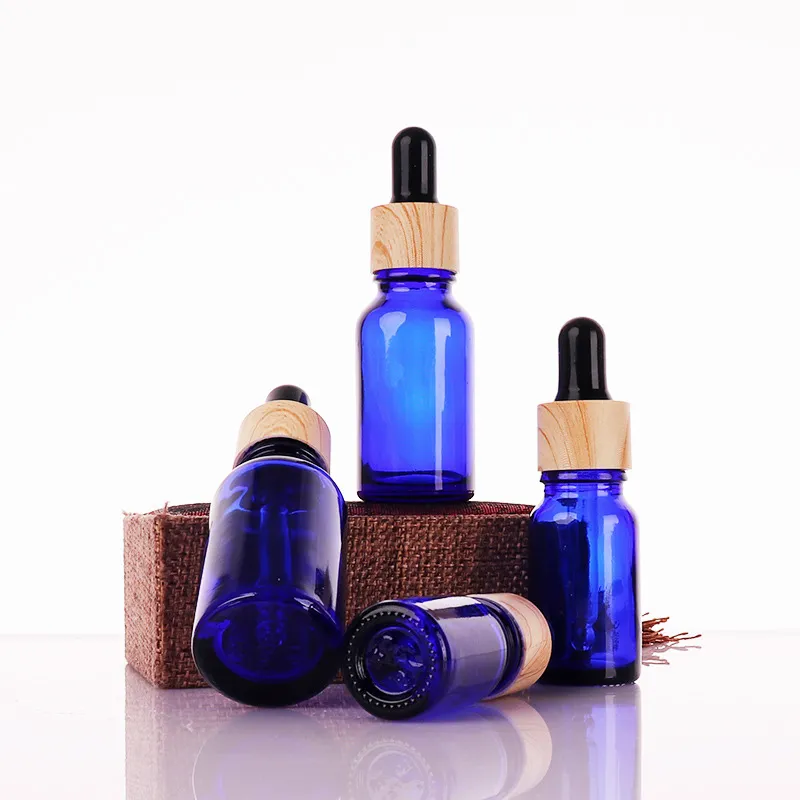 DHgate.com:Glass Essential Oil Serum Perfume Bottles, Blue, 5ml-100ml ...