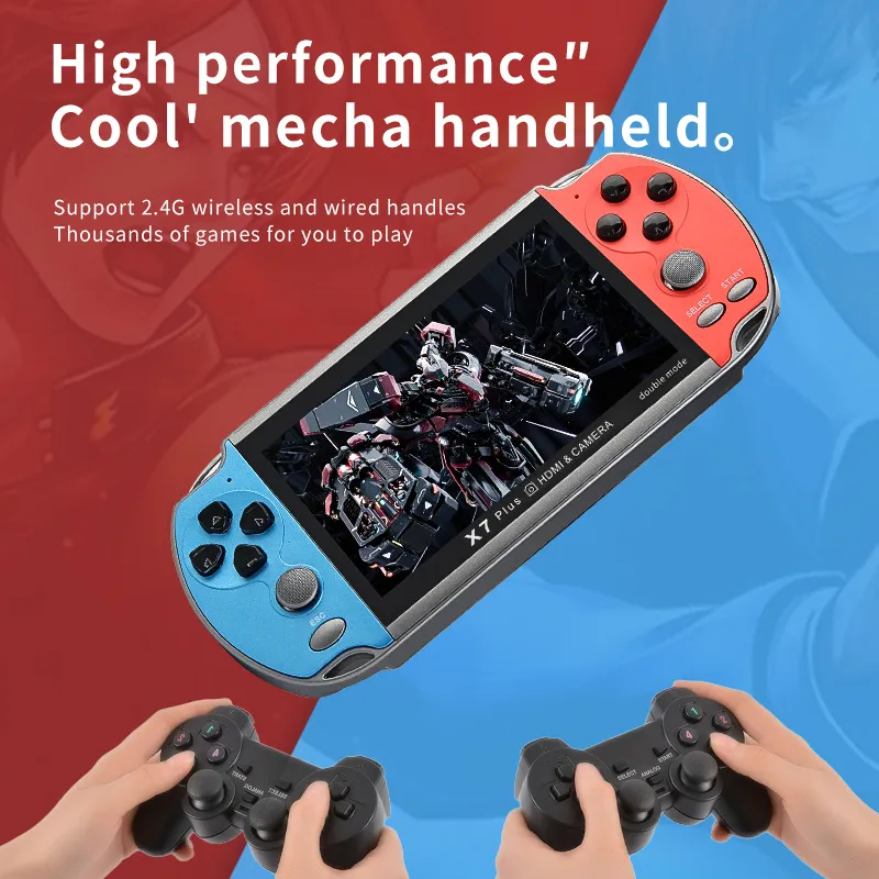 X7 Plus Wireless Handheld Steam Handheld Console With 5.1 Inch HD ...