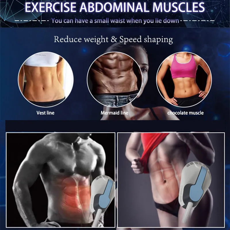 EMS Muscle Building Machine With 4 Handles For Home Cellulite Removal ...