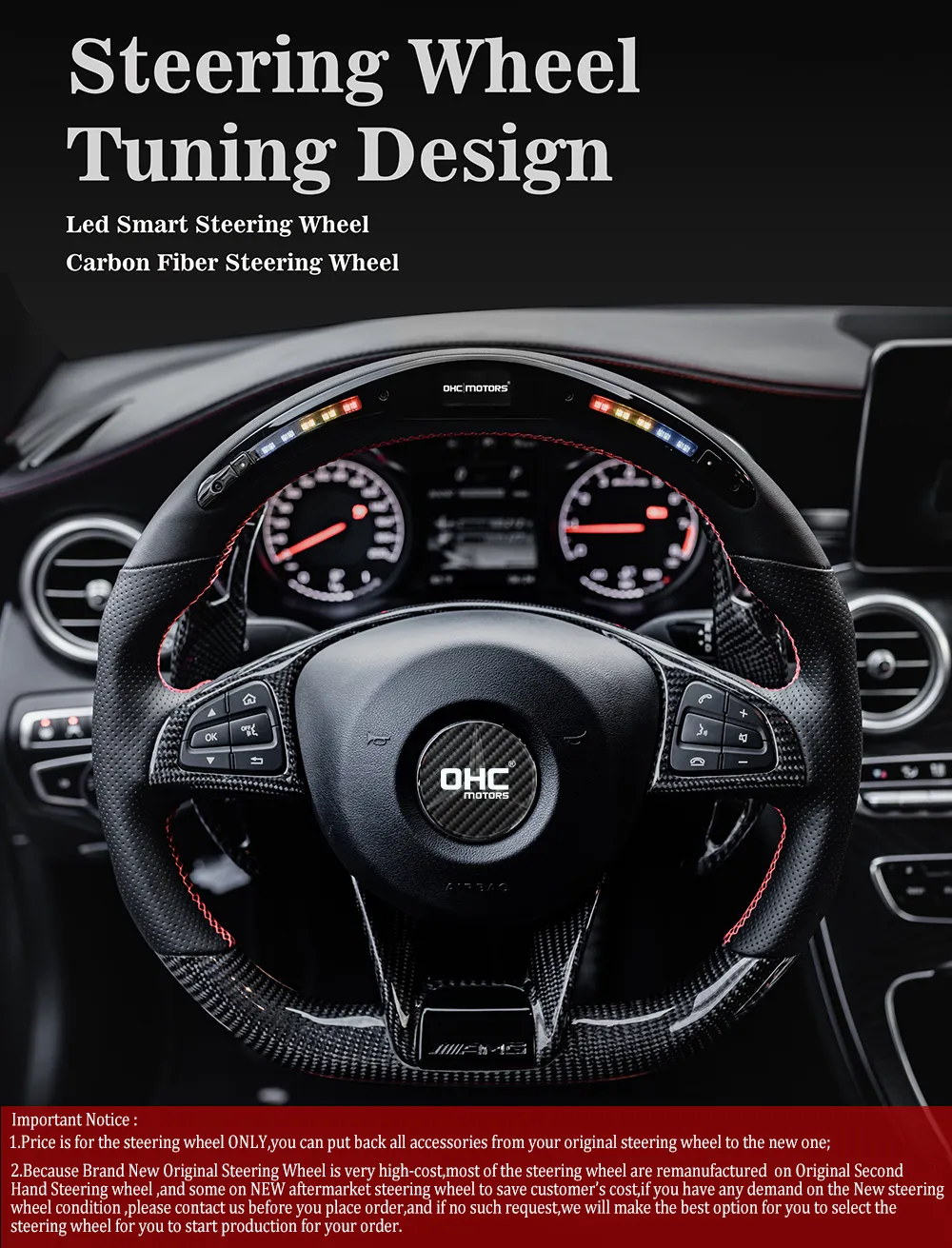 Carbon Fiber Racing Sport Steering Wheels For Charger Challenger ...