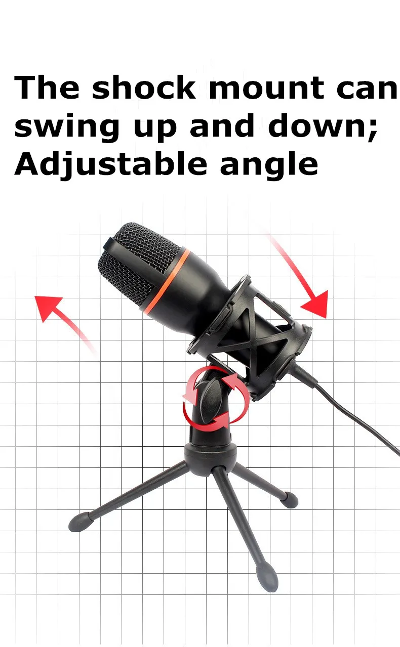 ME4 USB Microphone RGB Led Lights Noise Reduction... From Elainestore ...