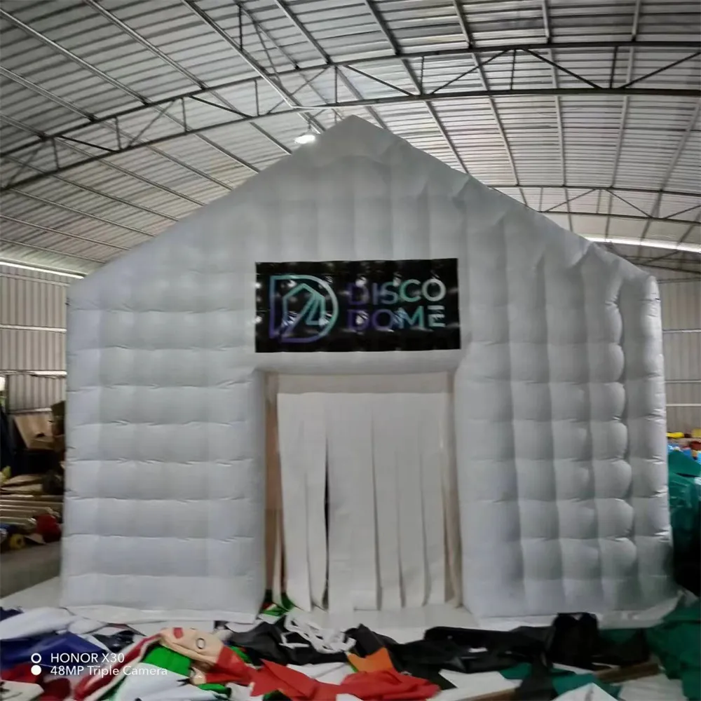 Customizable Fireproof PVC Cube Inflatable Event Shelter With Air ...