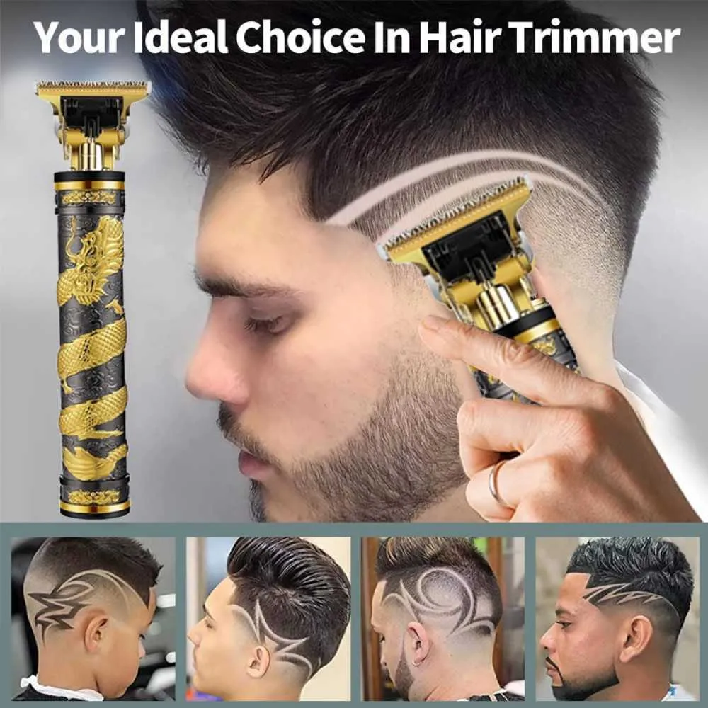 T9 Electric Cordless Hair Clippers Professional 0mm Beard Trimmer And ...