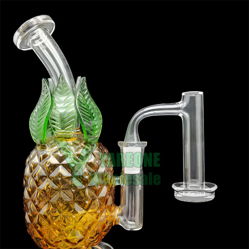 Quartz Banger Enail, 80mm Tall Control Tower, 16mm OD, Flared Grid Dish ...