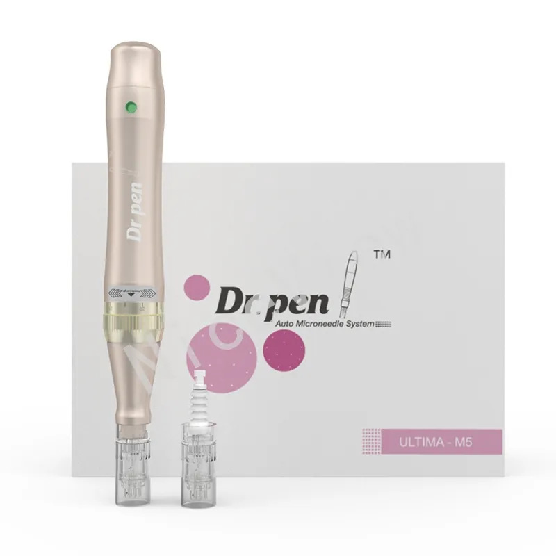 Adjustable length rechargeable Derma pen device for wrinkle removal and ...