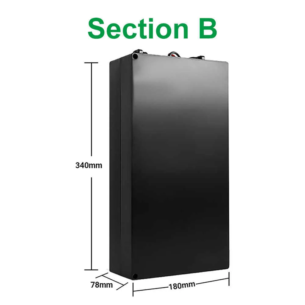 48V/60V/72V 20Ah E-Bike Battery - Long Range Lithium Battery Pack ...
