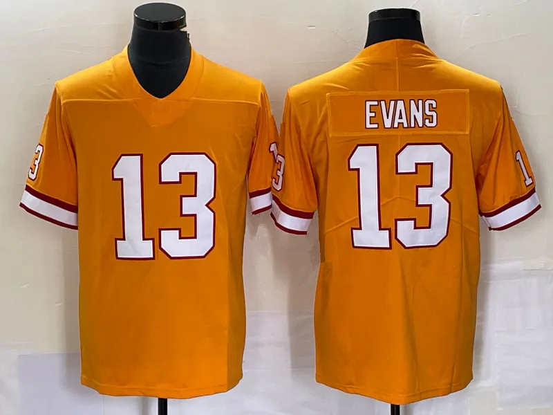 Baker Mayfield TB BUCS Football Jerseys Tom Brady Mike Evans Rachaad Devin White Chris Godwin ...