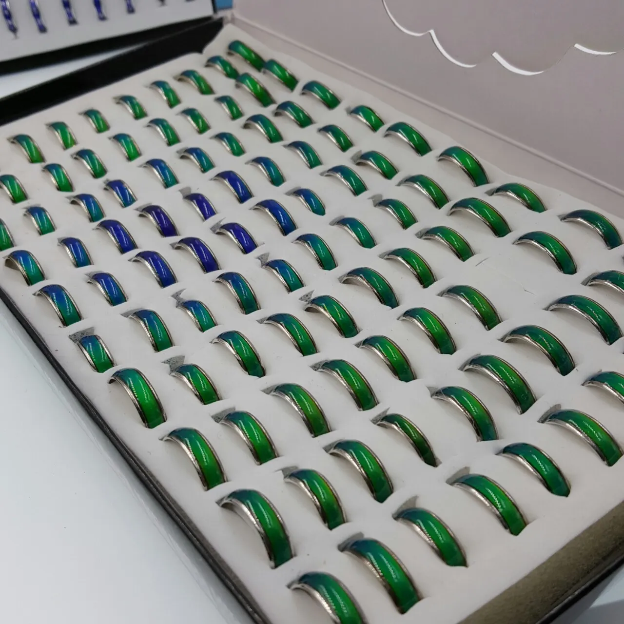 Mood Ring For Men Stainless Steel Color Changing Rings Assorted Sizes ...