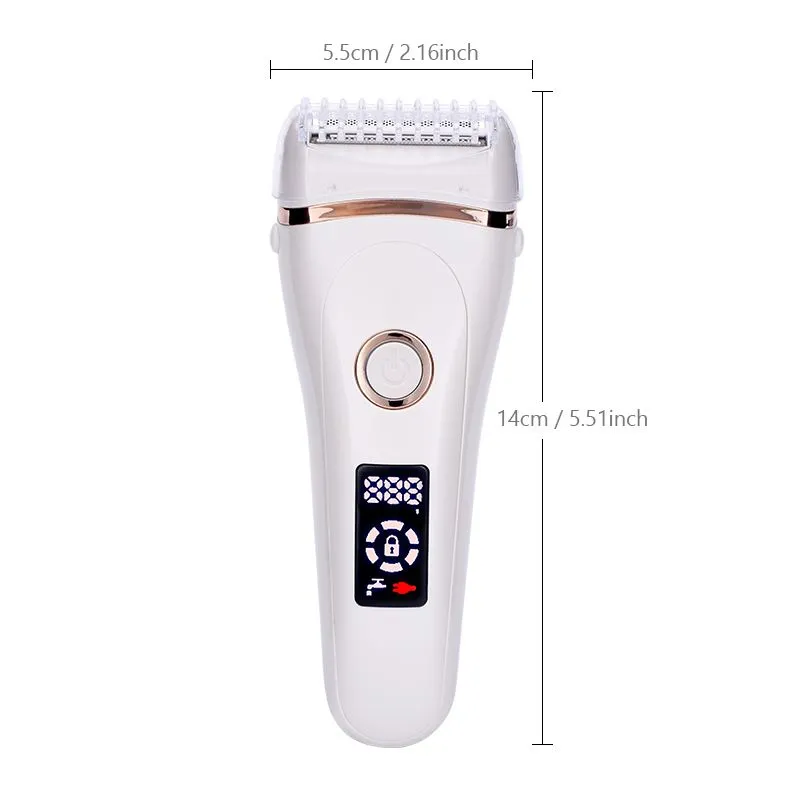 USB Rechargeable Women's Painless Electric Epilator & Hair Remover ...