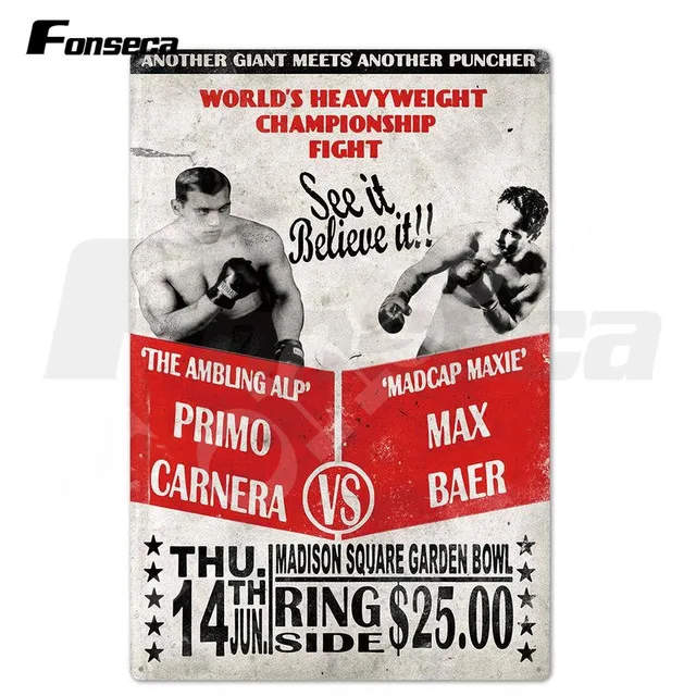 Vintage Boxing Gym Signs