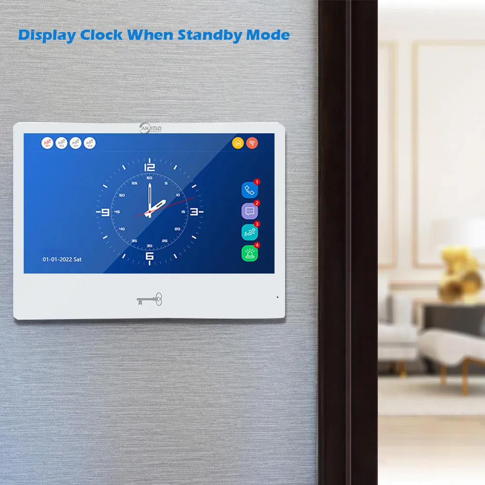 Smart Home Video Intercom System: 10 Inch 1080P WiFi Monitor, Keypad ...