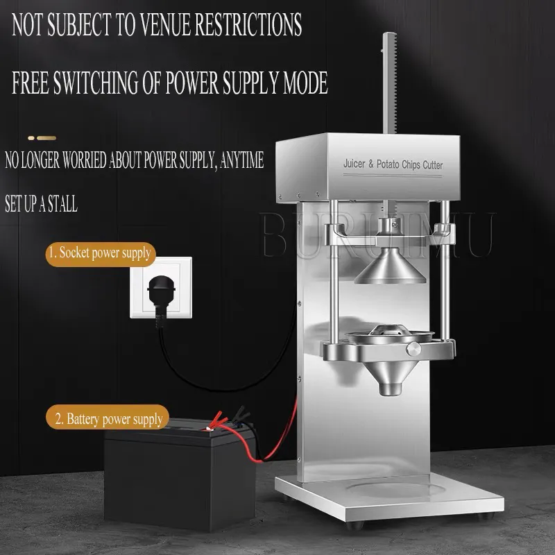 Electric Press for Pomegranates and Lemons with Potato Slicer from ...