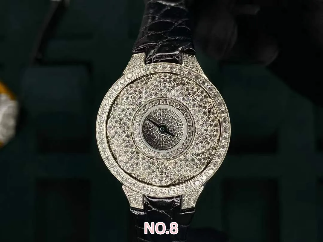 Luxury Women's Diamond Watch - Elegant Butterfly & Flower Design ...