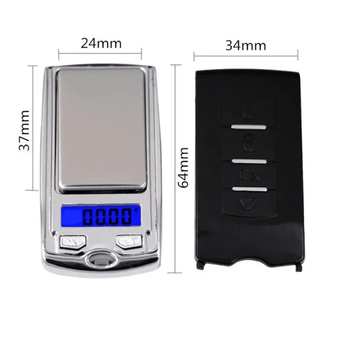 Precision Digital Pocket Scales For Jewelry, Gold, Sterling Silver 200g/0.01g Mini Portable Gram ...