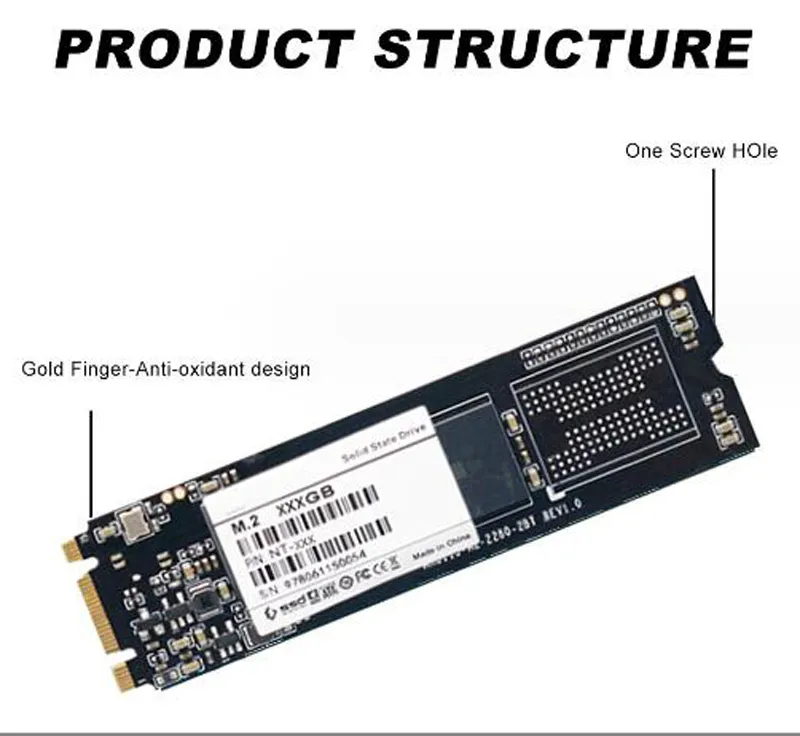 XrayDisk M.2 SATA III SSD 2.5 Inch Internal Solid State Drive 128GB ...