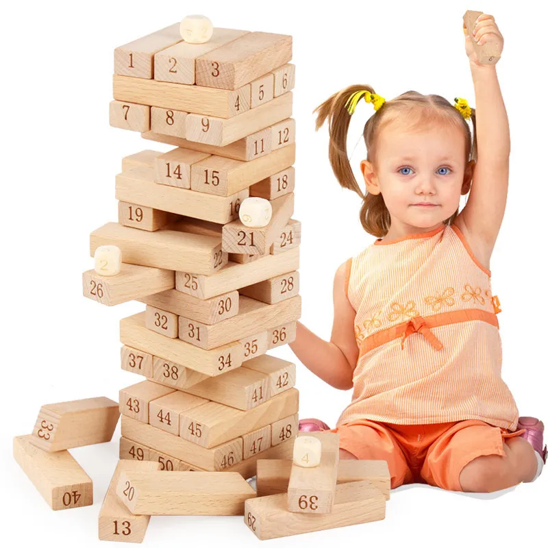 DHgate.com:Wooden Puzzle Building Blocks - 54 Piece Pyramid Block Game ...