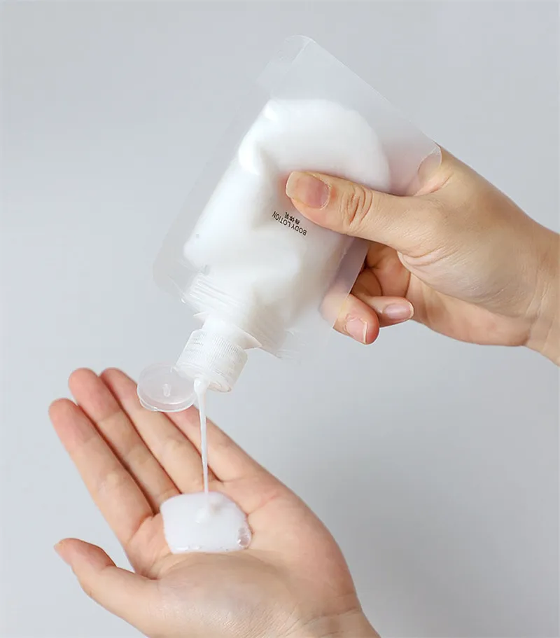 DHgate.com:Clear Travel Refillable Empty Squeeze Pouches - Stand-up ...
