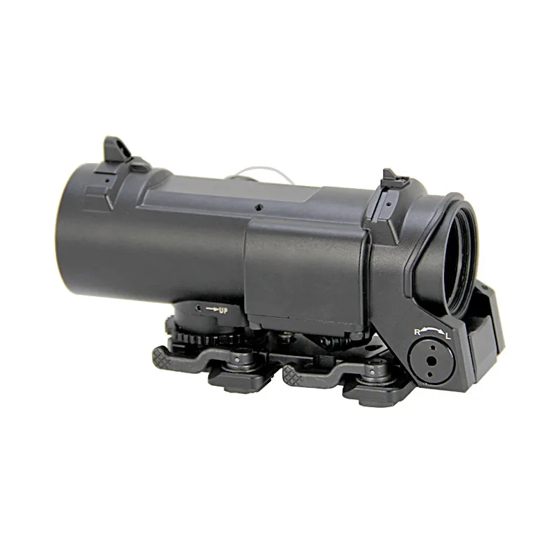 Tactical 1x 4x Magnification DR Dual Role Scope 4x Magnifier Optic ...