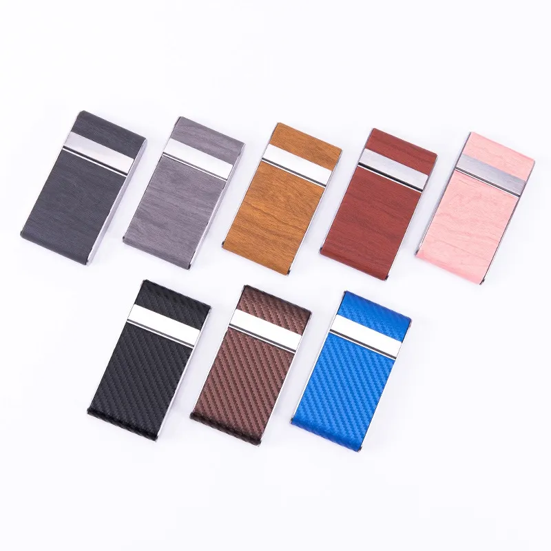 DHgate.com:Colorful PU Leather Cigarette Case, Stainless Steel Smoking ...