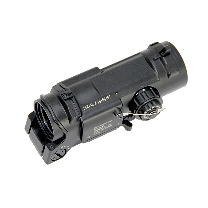 Tactical 1x 4x Magnification DR Dual Role Scope 4x Magnifier Optic ...