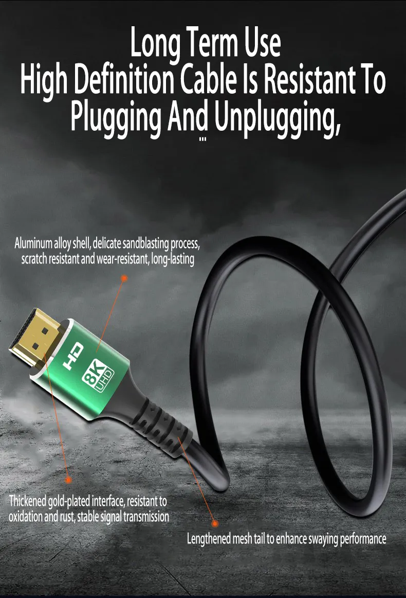 8K 60Hz HDMI Cable HDMI 2.1 Male To Male,... From Dokeyelec, $2.87 ...