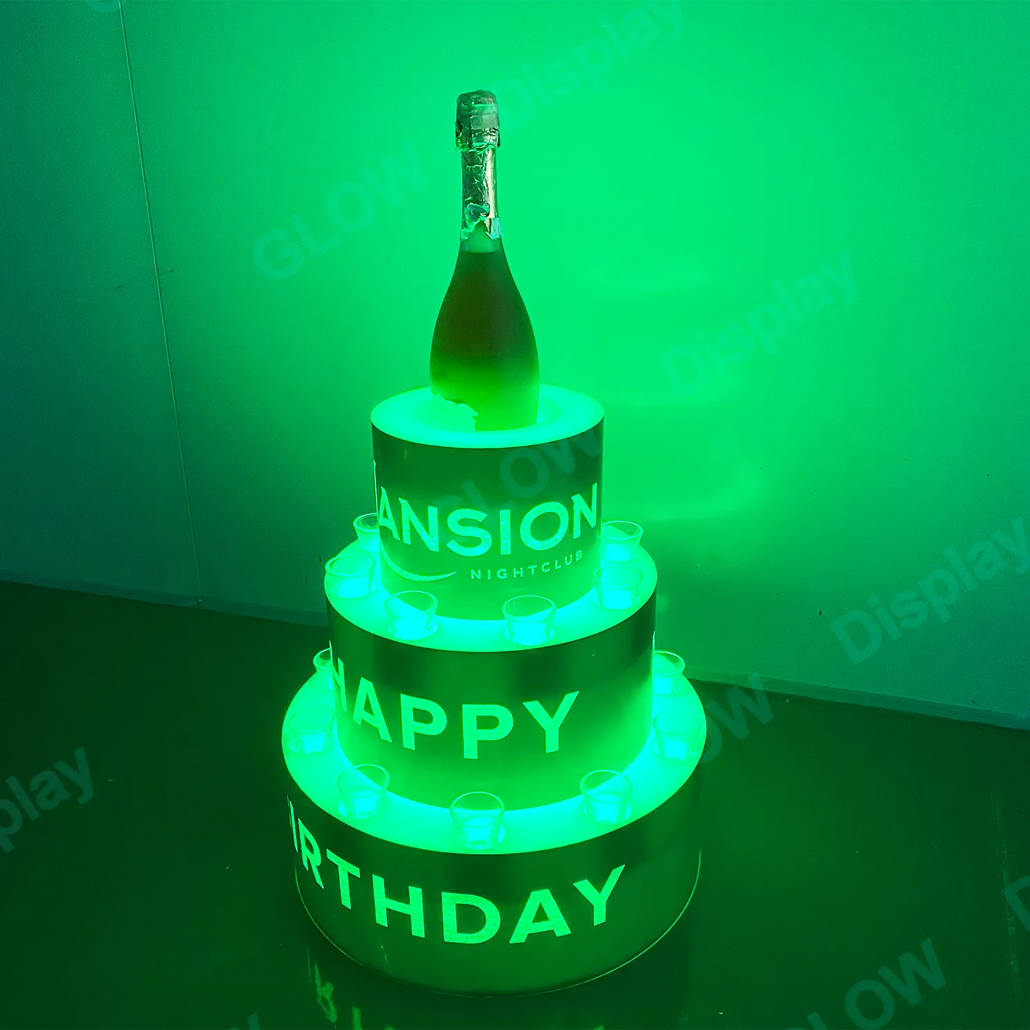 LED Cake Stand | Illuminated 3 Tier Party Cake Bar VIP Events, Lounge ...