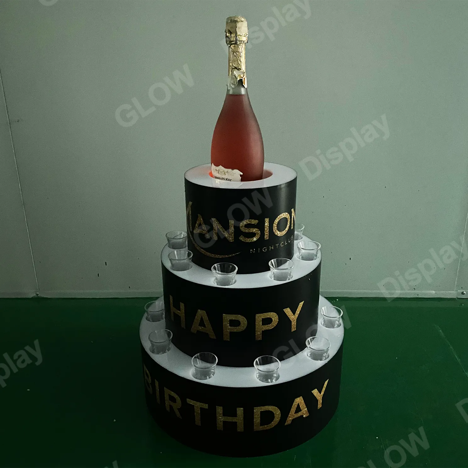 LED Cake Stand | Illuminated 3 Tier Party Cake Bar VIP Events, Lounge ...