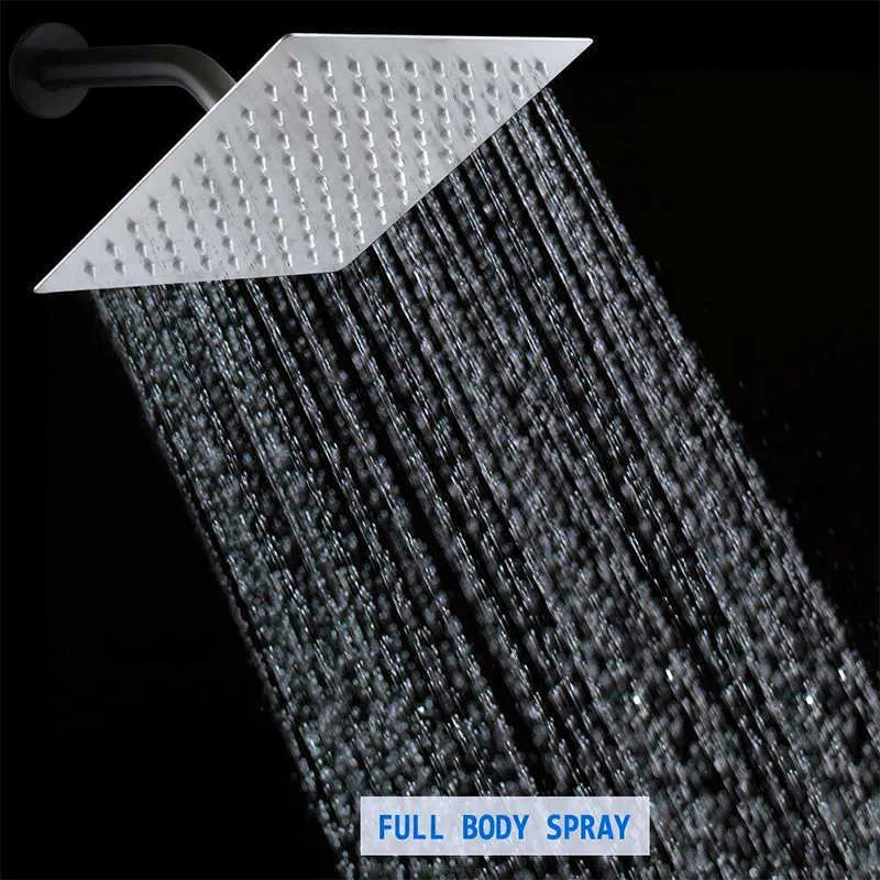 DHgate.com:Material Finish Inch Rainfall Shower Head with Self-Cleaning ...