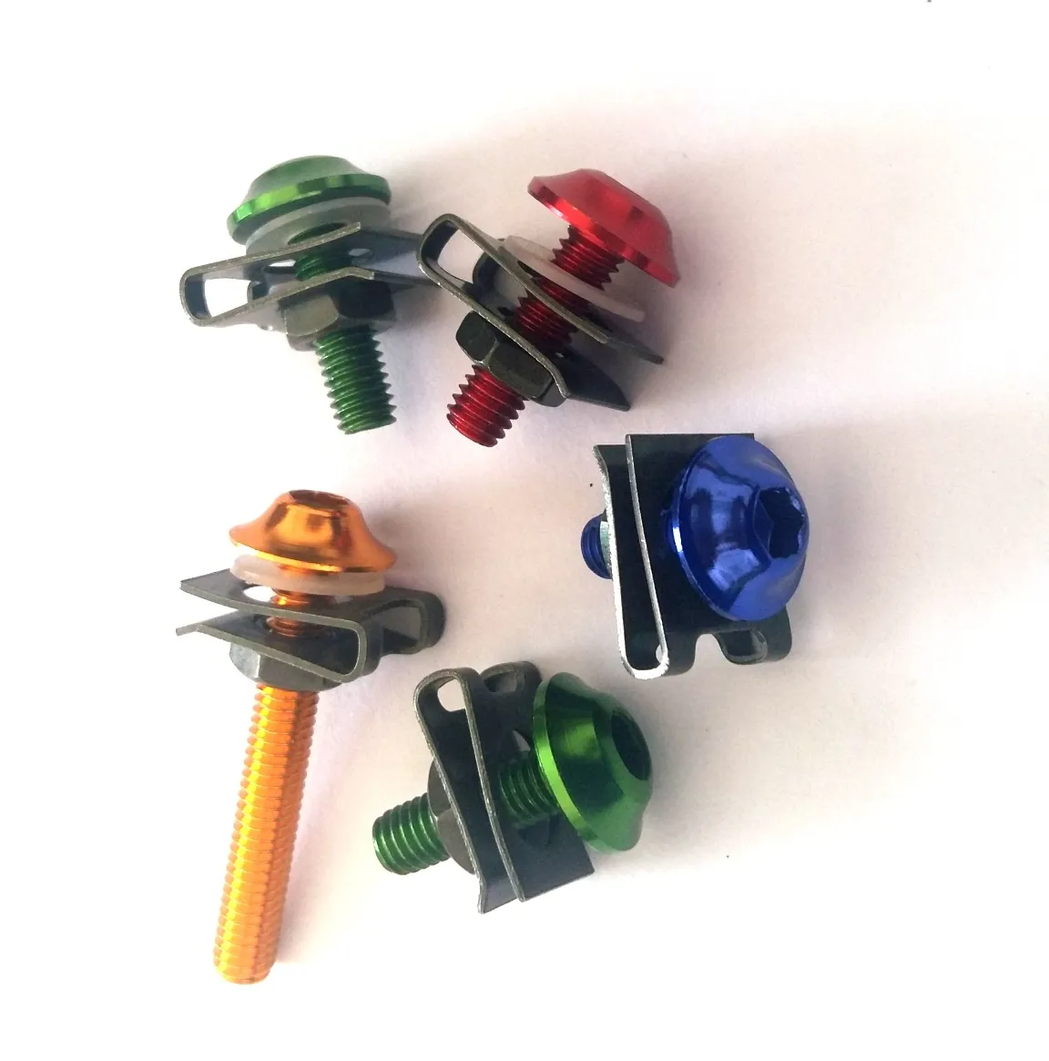 Custom Motorcycle Screws Kit - Colorful Aluminum Alloy Hex Socket Bolts ...