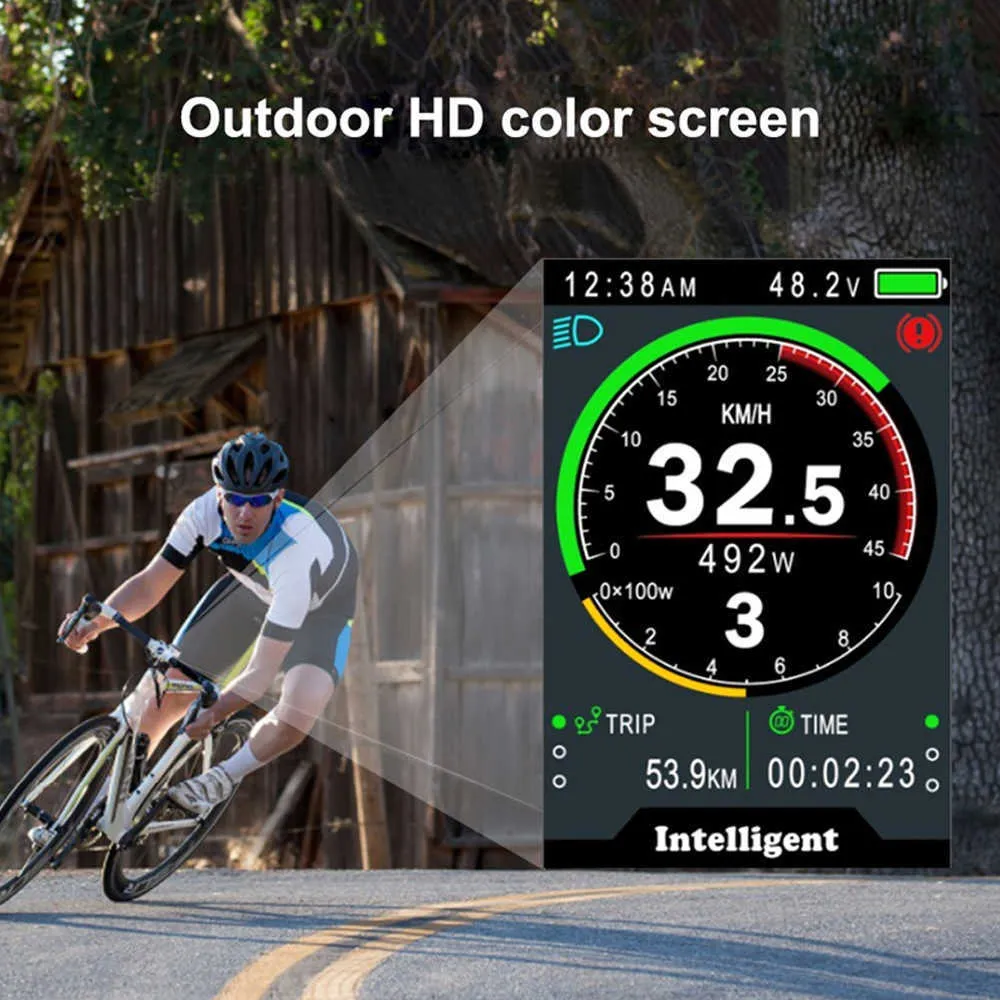 860C Bafang E Bike LCD Display Waterproof Electric Bicycle Computer For ...