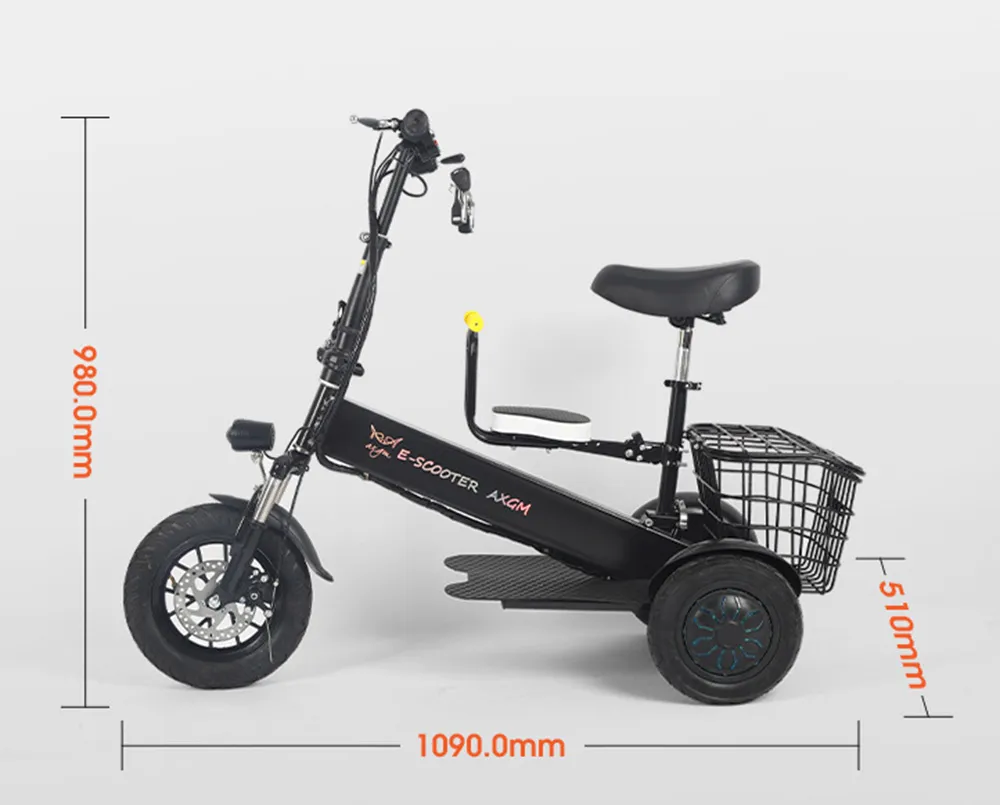 DHgate.com:Portable Lithium Tricycle Convenient Folding And Space ...