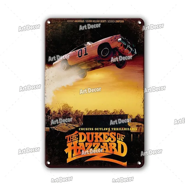 Classic Film Poster Metal Plaque Tin Sign Vintage Car Stickers Metal ...