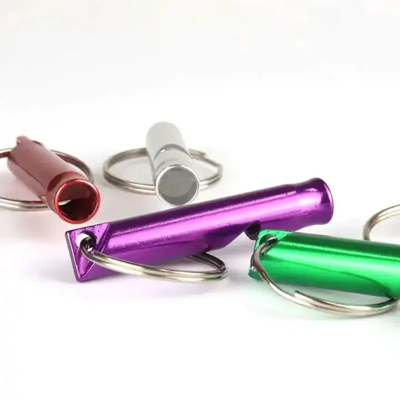 Emergency Whistle Keychain - Loud Aluminum Safety Whistle for Women ...