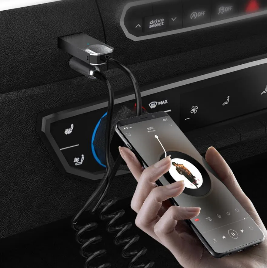 BT05 Usb C Aux Adapter Bluetooth Receiver With FM Transmitter, 3.5mm ...