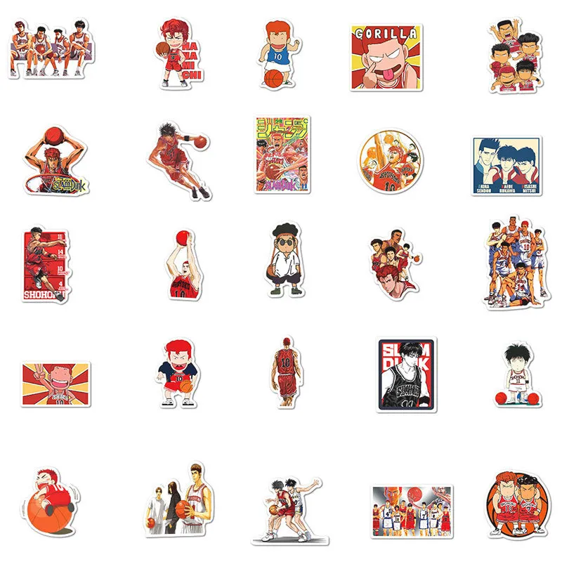 Wholesale Set Of 50 Sakuragi Hanamichi Haruko Akagi Animation Slam Dunk ...